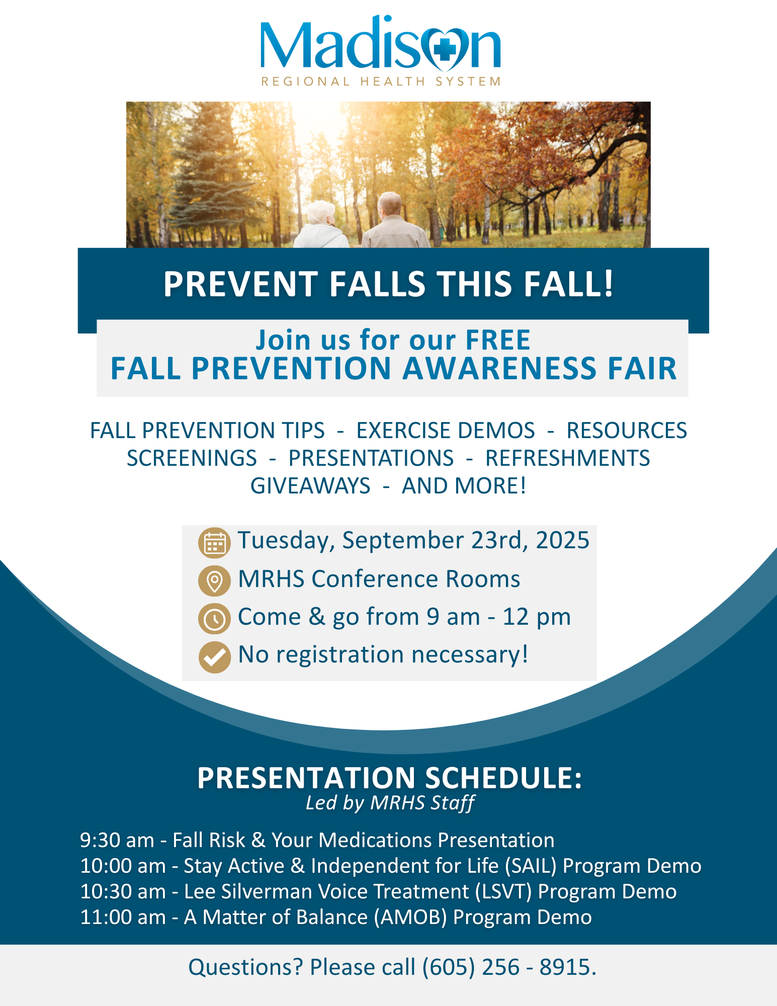 Fall Prevention Awareness Fair - Madison Regional Health System